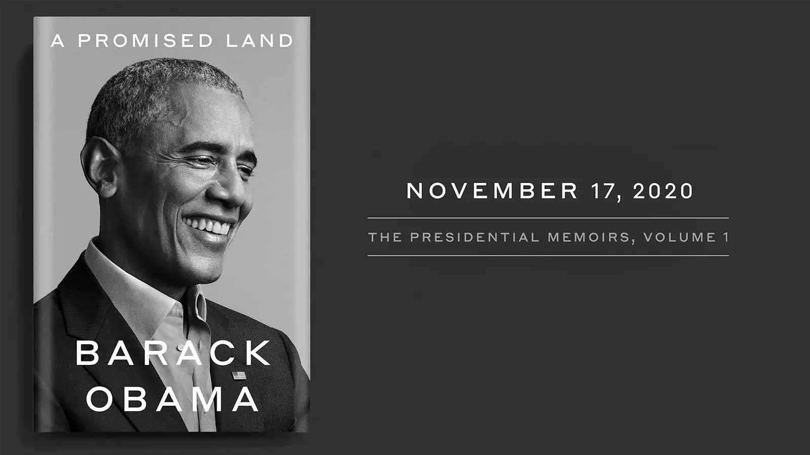“A Promised Land” by Barack Obama to be Published Globally on November 17